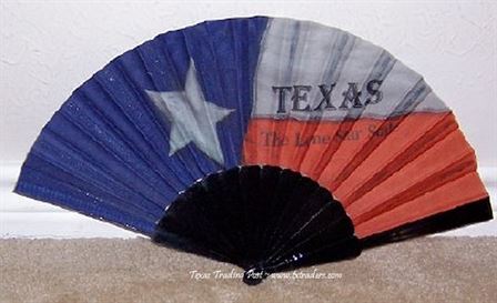 Folding Fan - Texas The Lone Star State – Texas Trading Post