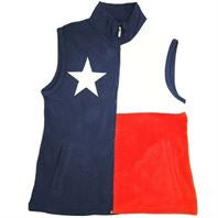Fleece Vest with the Texas Flag - for Texas Ladies – Texas Trading Post