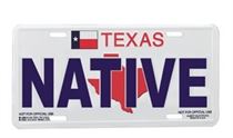 Texas License Plate - Native – Texas Trading Post